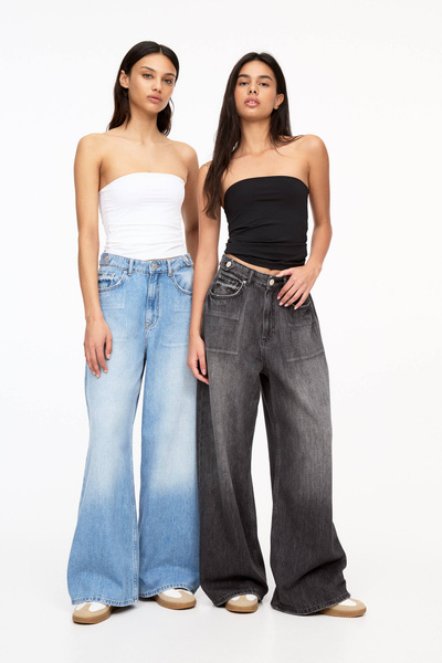 Топ Женский Pull&Bear белый, черный, размер 44, 46 Полиамид, Эластан Китай, Бангладеш купить c ...