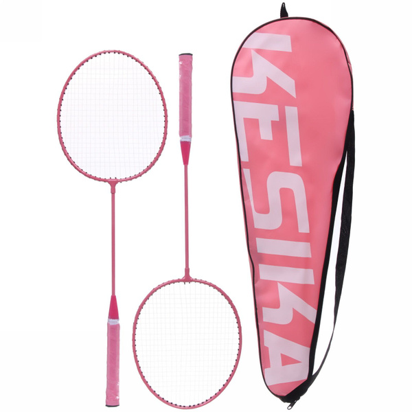 Ракетки для бадминтона KESIKA две металлические ракетки 64 см, чехол ...