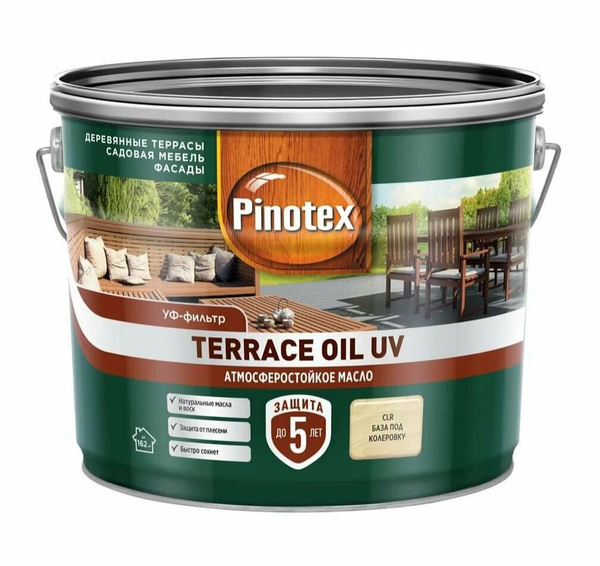 Pinotex Terrace Oil 040 Пассифлора (9 л), Масло для террас и садовой ...