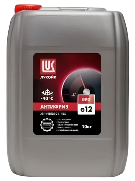 ЖИДКОСТЬ ЛУКОЙЛ АНТИФРИЗ G12 RED 10 кг купить на OZON по низкой цене (2359688825)