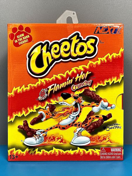 Фигурка Chester Cheetah, Cheetos, Flamin' Hot, Crunchy, Glow In The ...