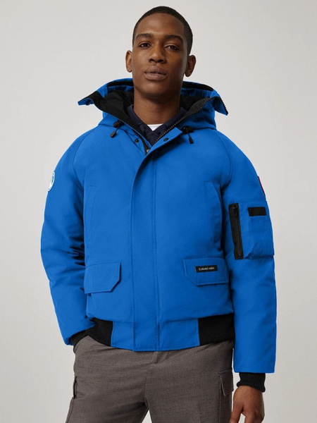 Парка Женский, Мужской CANADA GOOSE Съемные рукава небесный Политекс ...