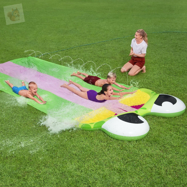 KERUITE-Водная дорожка Bestway 52389 Triple Frog Slide 488 см ...