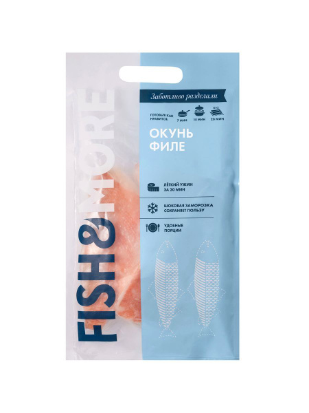 Характеристики Окунь Fish&More морской филе на коже замороженное 500г ...