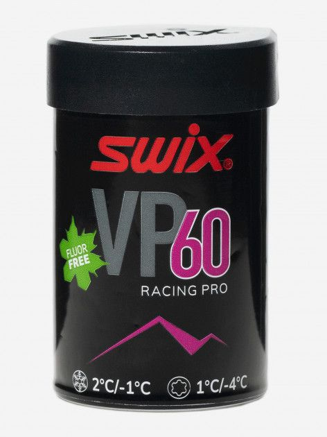 Мазь держания Swix VP60 Purple Red -1/+2, 45g черный купить по выгодной цене в интернет-магазине ...