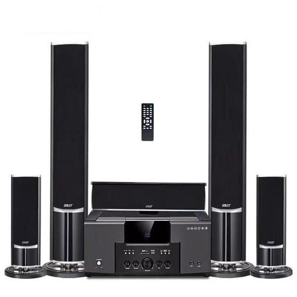5.1 Домашний кинотеатр, 1000 Вт, HiFi, вокал высокой четкости, черный ...