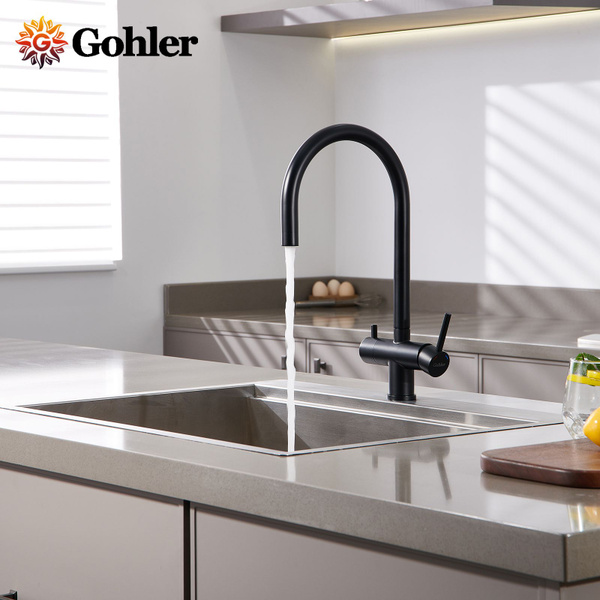 Смеситель для кухни с краном под фильтр для питьевой воды Gohler G4223B ...