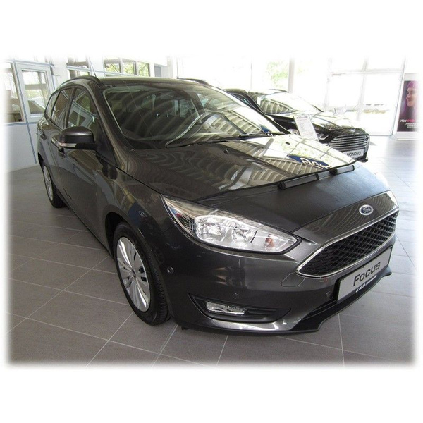 Дефлектор капота АВТОСТИЛЬ FORD FOCUS 3 Рестайлинг (Форд Фокус 3 ...