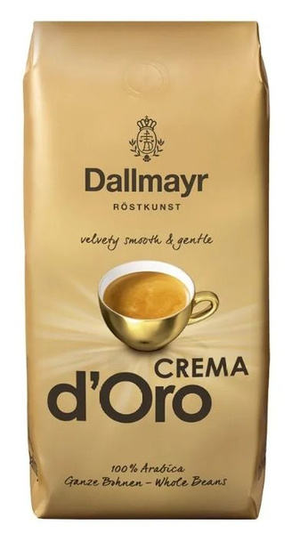 Dallmayr Кофе в зернах Crema dOro, 1000 г - купить с доставкой по ...