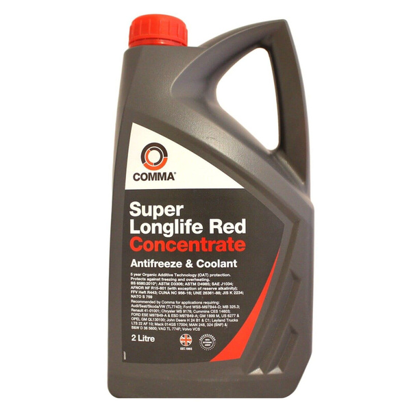 Антифриз Comma Super Longlife Red, Концентрат купить по выгодной цене в ...