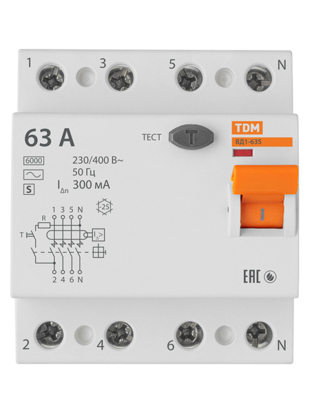 TDM Electric УЗО AC, 1 шт. - купить с доставкой по выгодным ценам в ...