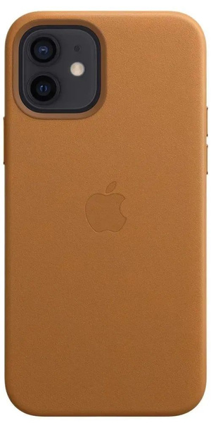 Кожаный чехол MagSafe для iPhone 12 mini / Анимация NFC / Leather Case ...