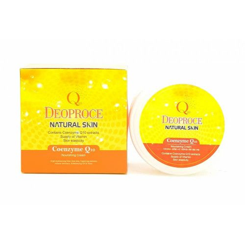 DEOPROCE NATURAL SKIN COENZYME Q10 NOURISHING CREAM Питательный крем ...
