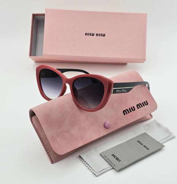 Miu Miu Очки солнцезащитные купить с доставкой по выгодным ценам в интернет магазине Ozon