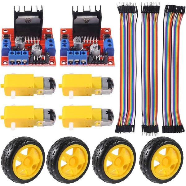 Модуль управления шаговым двигателем с двойным мостом H L298N и 4 ...