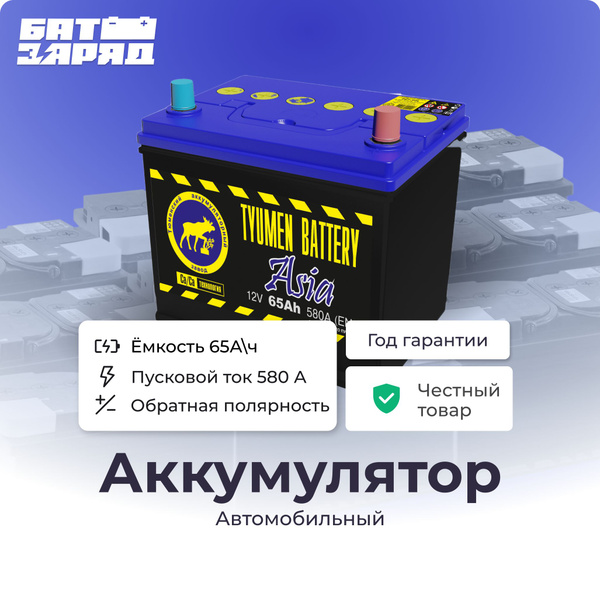 Аккумулятор автомобильный Tyumen Battery 6CT-ASIA купить по выгодной ...
