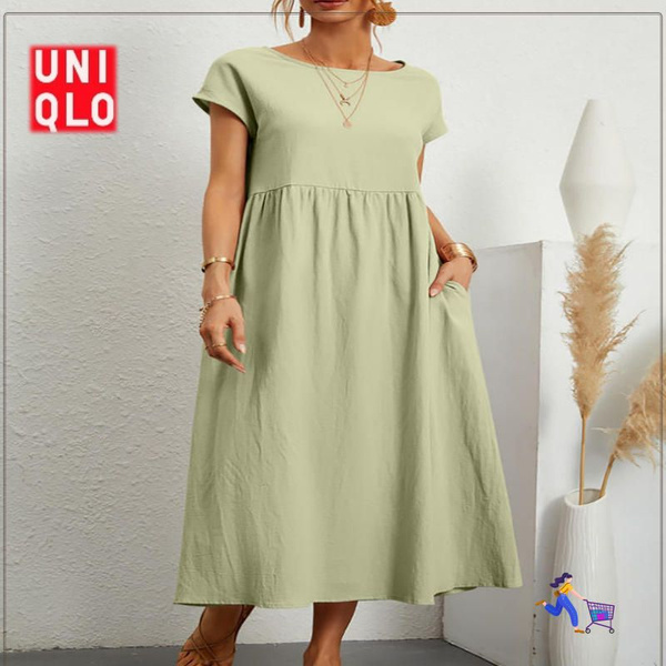 Платья Женские Летние Вечерние на свадьбу Uniqlo XXL Бег, Женский, На ...
