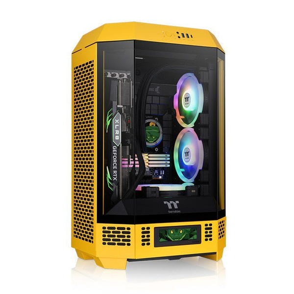 Thermaltake Компьютерный корпус The Tower 300, желтый (The-Tower-300 ...