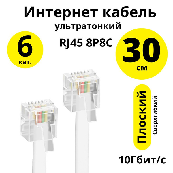 Кабель RJ-45 Ethernet (Cat. 6) ELS LNC6 - купить по низкой цене в ...