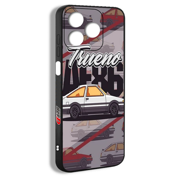 чехол для смартфона Подходит для Tecno Spark 10c Инициал Ди Проект Ди аниме Ae86 Эстетика Pya23