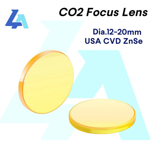 CO2 Focus Lens Фокусирующий объектив USA CVD ZnSe DIA 12-20 FL 25.4 ...