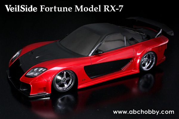 ABC HOBBY MAZDA Veilside RX-7 1/10RC Оболочка дрейфующего автомобиля ...