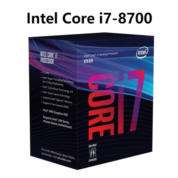 Процессор Intel Core i7 8-го поколения, BOX (с кулером), 6 яд., 3.2 ГГц ...