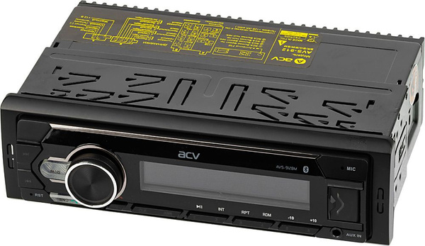 Автомагнитола ACV AVS-912BM 1DIN 4x50Вт (35958)1 DIN - купить в интернет-магазине OZON с ...