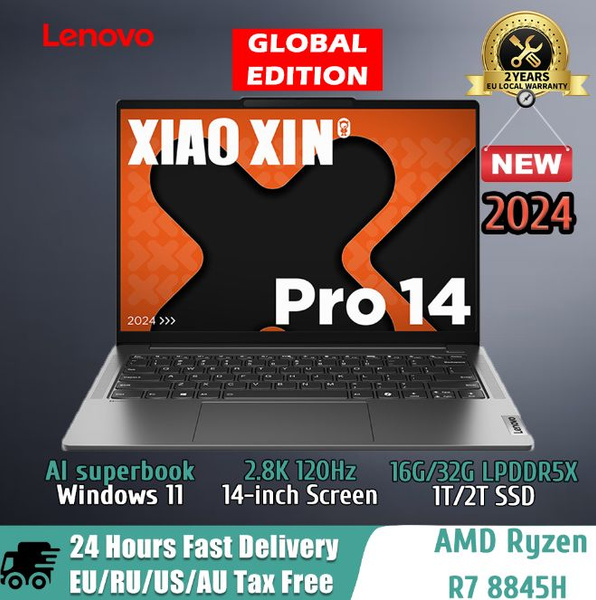 Ноутбук Lenovo Xiaoxin Pro 14 AI Superbook, серый купить по низкой цене: отзывы, фото ...