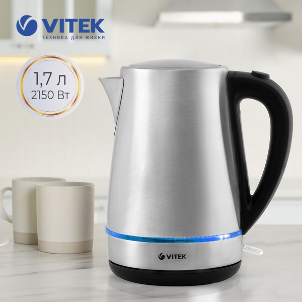 Купить электрический чайник VITEK 7096 Чайник, Металл/пластик по низкой ...
