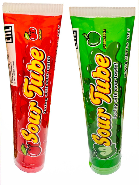 Жидкая карамель "Sour Tube" Cry an Eye в тюбике со вкусом вишни и ...