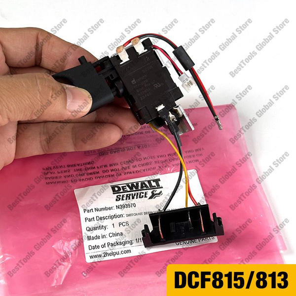 КОМПЛЕКТ ПЕРЕКЛЮЧАТЕЛЕЙ для электроинструмента DEWALT N393970 DCF815 ...
