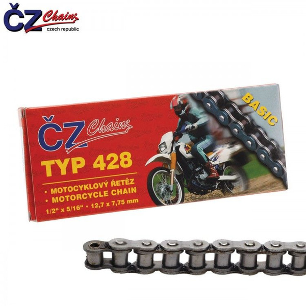 Цепь для мотоцикла CZ Chains 428 Basic - 130 - купить по низким ценам в ...