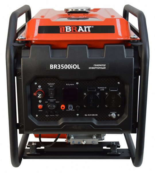 Генератор бензиновый инверторный BRAIT BR3500iOL - купить по низкой цене в интернет-магазине ...