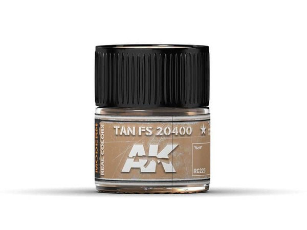 Акриловая лаковая краска AK Interactive Real Colors. Tan FS 20400. 10 ...