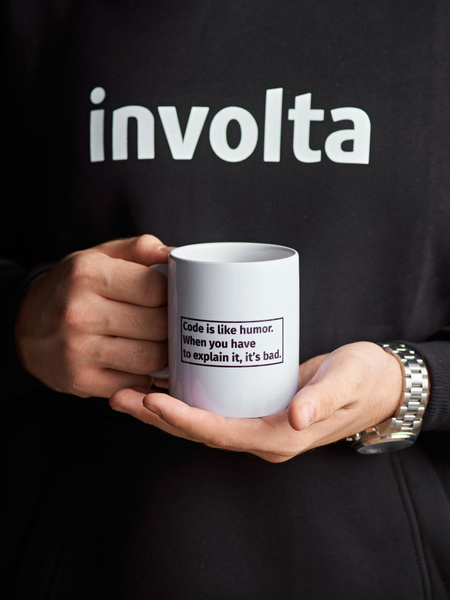 Кружка involta "Humor", 330 мл - купить по доступным ценам в интернет-магазине OZON (772517325)