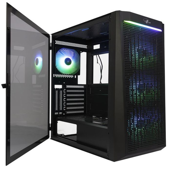 Eurocase Компьютерный корпус A507 4ARGB, черный (00-01064533) - купить ...
