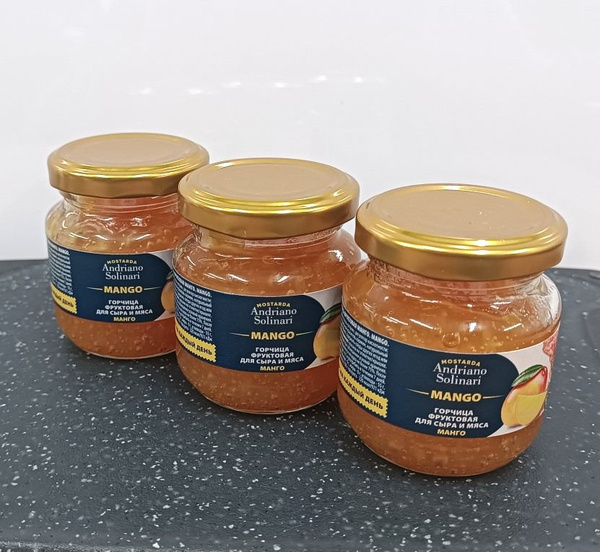 Andriano Solinari Горчица Фруктовая 580г. 3шт. - купить с доставкой по ...