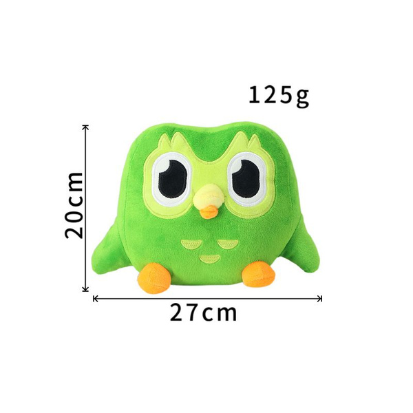 Плюшевая фигурка Duolingo Green Owl 30X20cm - купить с доставкой по ...