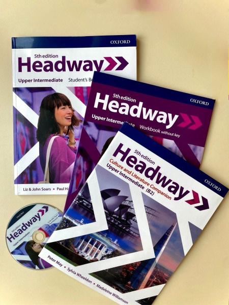 Headway Upper-Intermediate 5th edition, Полный комплект: Student's Book + Workbook+Culture and ...