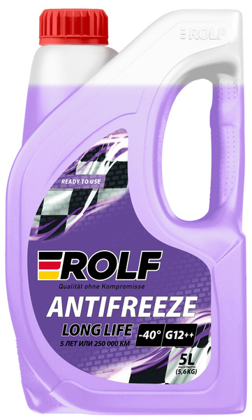 Антифриз ROLF Antifreeze G12++ Violet, Готовый раствор купить по ...