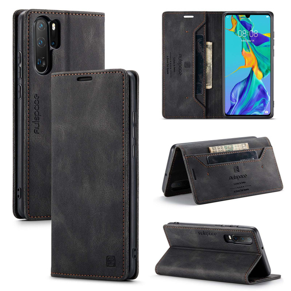Autspace Кожаный чехол для Huawei P30 Pro / Хуавей Р30 Про книжка ...