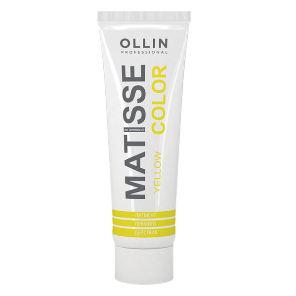 OLLIN PROFESSIONAL Пигмент прямого действия yellow/жёлтый Matisse Color ...