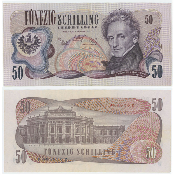 Купюра, Австрия, 1970 год, 1 шт - купить по выгодной цене в интернет ...