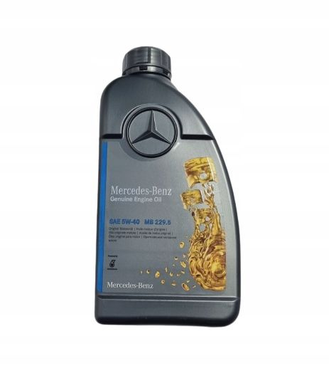 Масло моторное Mercedes-Benz 5W-40 Синтетическое 1 л A000989630811AAEW ...