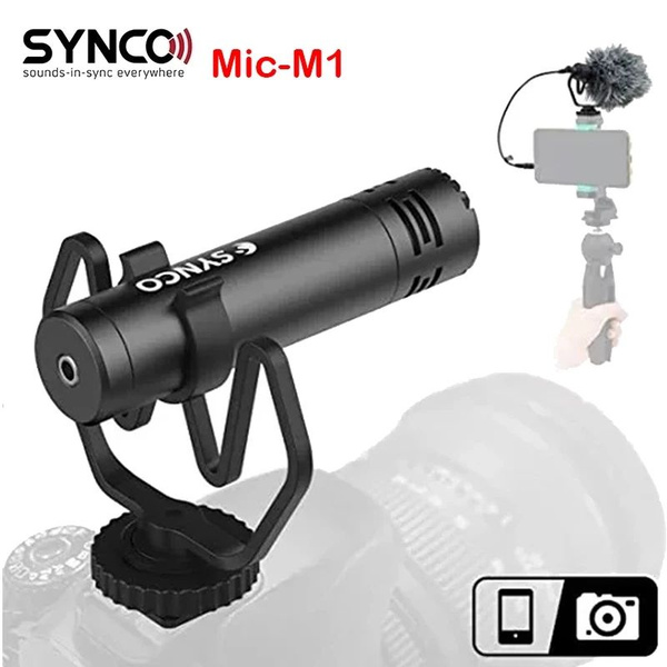 SYNCO Микрофон для фото и видеокамер Synco Mic-M1 Ультракомпактный микрофон для установки на ...