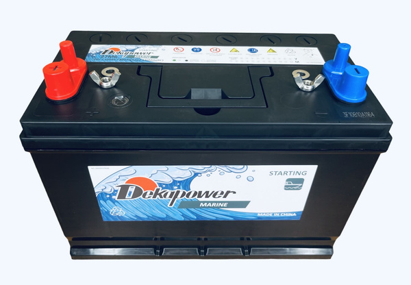 Морской стартерный аккумулятор DekaPower 27M6 100 Ач 800 А прям. пол ...