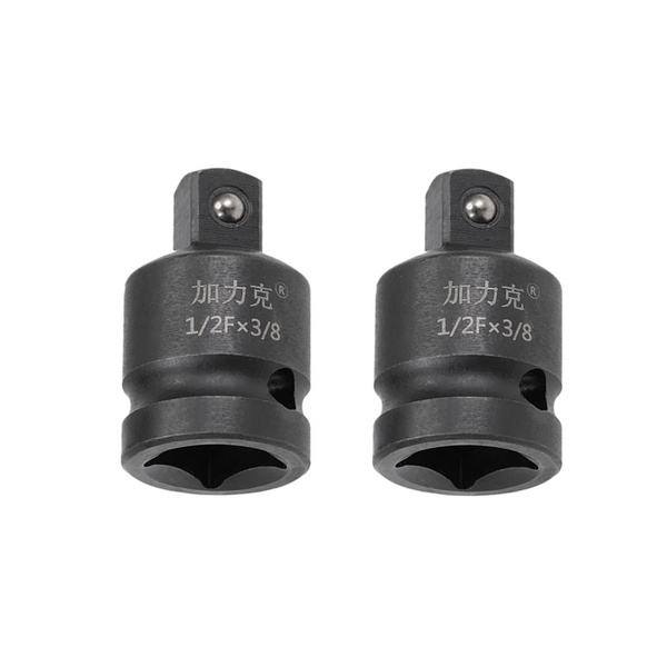 2шт 1/2 x 3/8 Ударная торцевая головка От женской части к мужской ...