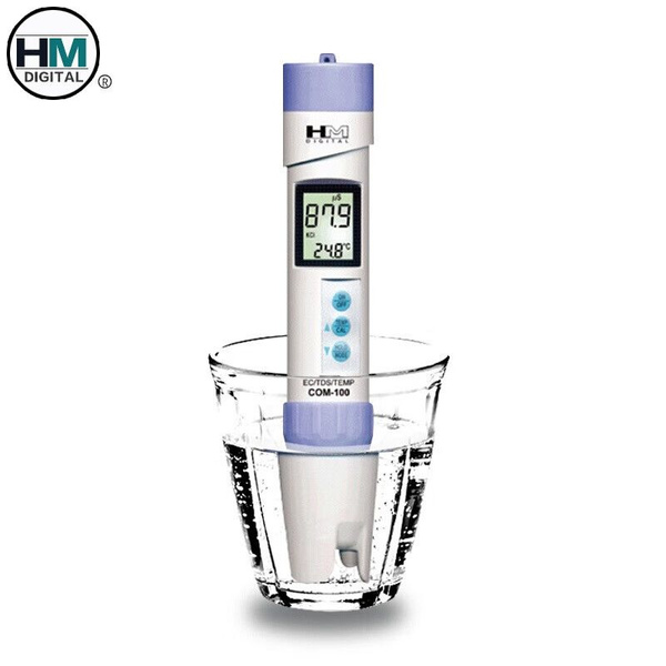 Ручка для проверки качества воды HM DIGITAL COM-100, кондуктометр TDS ...
