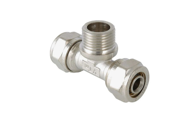 Тройник переходной цанговый 20*3/4нар*20 Valtec, 13181080203420 - купить по выгодной цене в ...